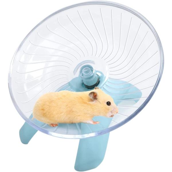 商品名Litewoo ハムスター おもちゃ ホイール エクササイズ フライングソーサー サイレンス ラン スピナー ガービル ネズミ ネズミ ハムスター その他の小動物用 (ライトブルー)Litewoo Hamster Toys Wheel...