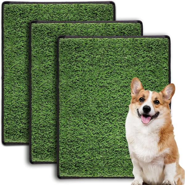 商品名Elepower Dog Grass Training Pads, Artificial Turf Dog Grass Pee Pad, Reusable Grass Pee Pad for Dogs - Medium Size: 2...