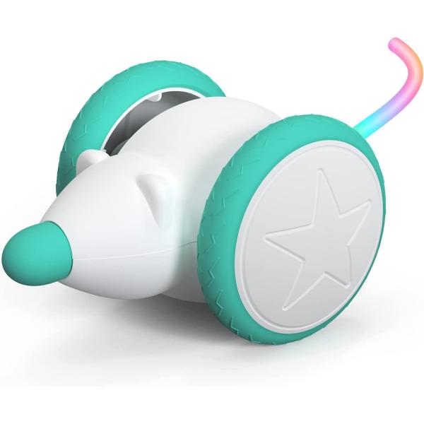 商品名POYAMOC Interactive Cat Toys for Indoor Cats - Automatic Mouse Cat Toy for Pet Exercise with LED Lights &amp; Mouse S...