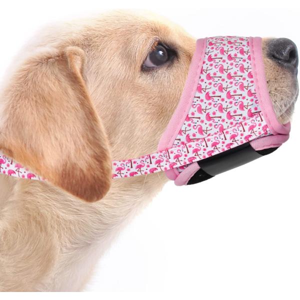 商品名Dog Muzzle, Soft Dog Muzzles for Small Medium Large Dogs, Breathable Printed Muzzles with Adjustable Velcro to Stop B...