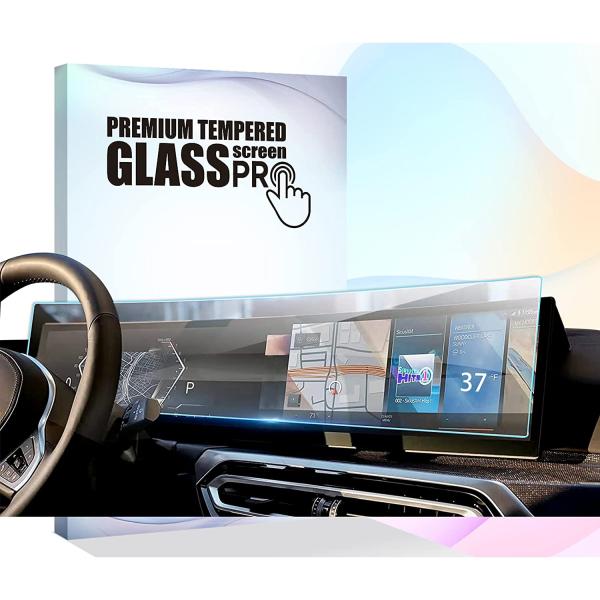 商品名ZZDMDM for 2023 BMW X7 i4 Screen Protector Touchscreen 2023 BMW iX 3 Series Sedan Hybrid i7 iDrive 8 Curved Display N...