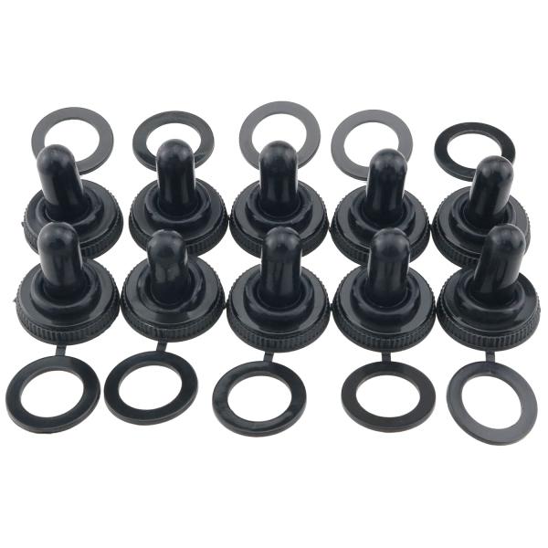 商品名12mm Toggle Switch Cover FMHXG 10PCS 12mm Toggle Switch Waterproof Rubber Resistance Boot Cover Caps, Toggle Switch B...