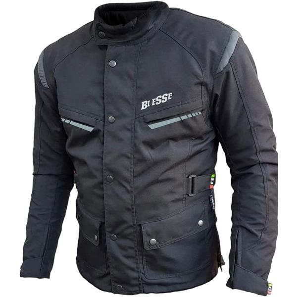 商品名BIESSE Textile Racing Motorcycle Jacket For Men Dualsport Enduro Waterproof CE armored Protections All-Weather Motorb...