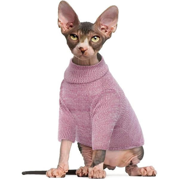 商品名Bonaweite Sphynx Cat Clothes, Cat Sweaters for Cats Only, Turtleneck Sphynx Cat Sweaters, Cat Clothes for Cats Only, ...