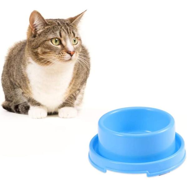 商品名：Hemobllo Plastic Dog Bowl, Raised Pet Food Bowls Round No Spill Water Food Dishes &amp; Water Bowl for Dogs, Cats an...