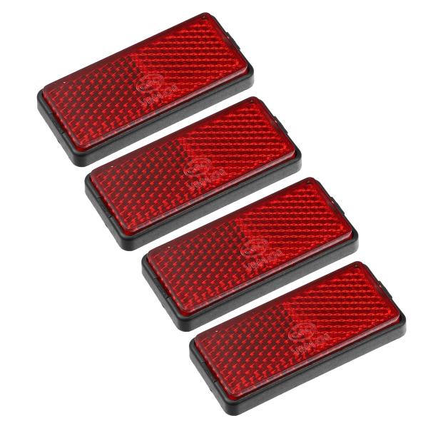 商品名:  X AUTOHAUX Front Lower Fork Reflector Sticker Rear Saddlebag Side Visibility Reflector Stripe Kit Universal Red 4 ...