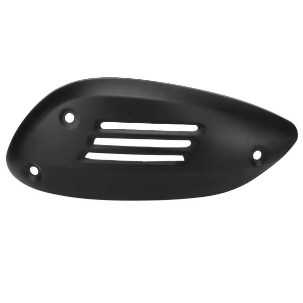 商品名: Vespa GTS 125 250 300 GTV 2013-2021用排気熱シールド、オートバイ排気管カバー、ステンレススチールマフラーヒートシールドケースプロテクター交換Vespa(ブラック) Exhaust Heat Shi...