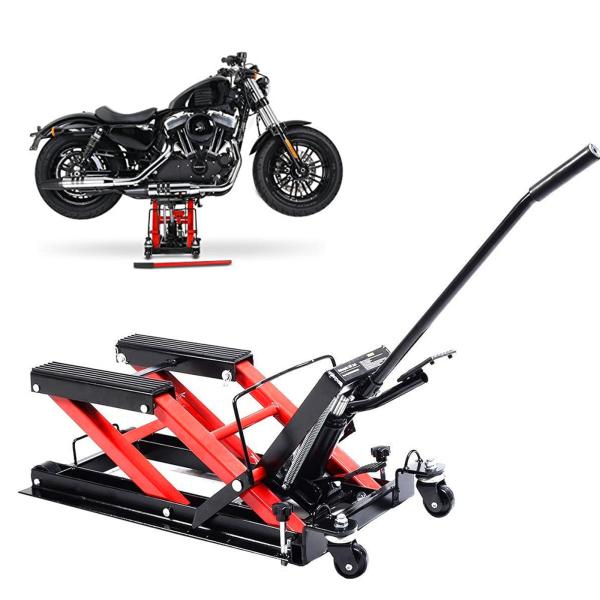 商品名:  TECHTONGDA Hydraulic Motorcycle ATV Lift Jack Hoist Stand, Professional Motorcycle Stand Lift, Maintenance Hoist J...