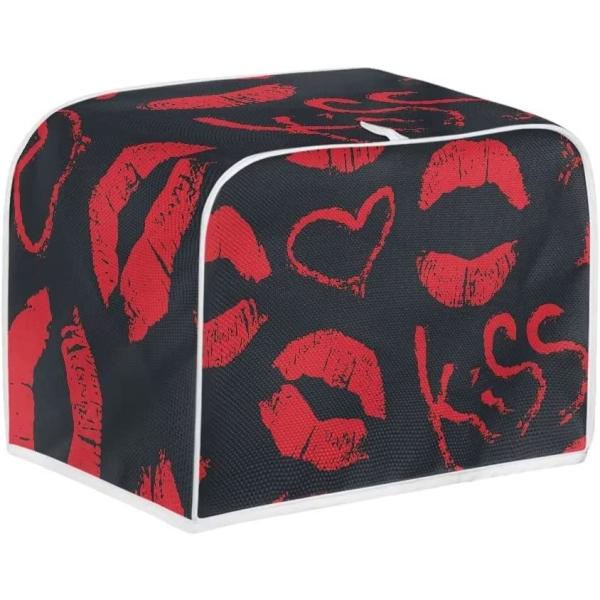 商品名Doojoayie Big Red Lips 4 Slice Toaster Cover Dustproof Cover Small Appliance Cover Bread Maker Cover Dust Protection ...