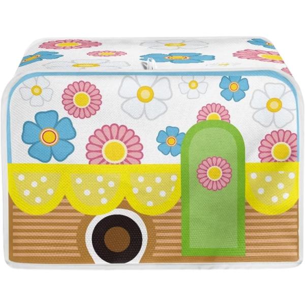 商品名chaqlin 2 Slice Toaster Oven Cover Kitchen Beauty Appliances Cover Keep Toaster Free from Dust and Fingerprint Cute S...