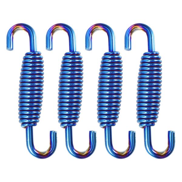 商品名:  X AUTOHAUX 4 Pcs 55mm 2.17" Motorcycle Muffler Exhaust Pipe Spring Universal Stainless Steel Blueブランド: X AUTOHAUX高...