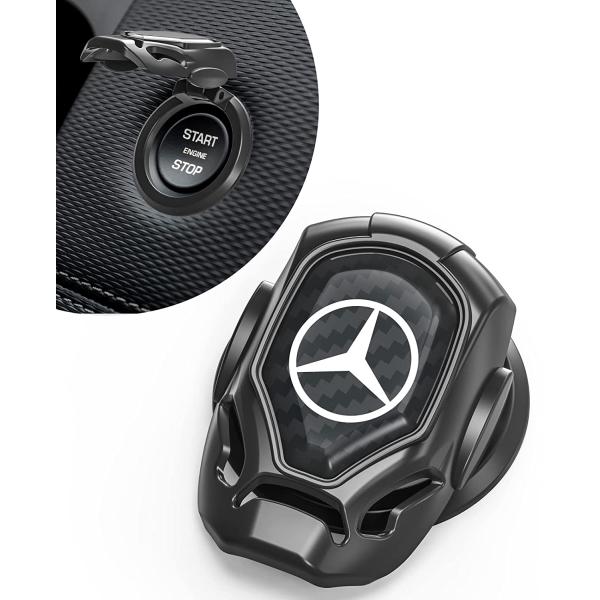 商品名Car Engine Start Stop Button Cover for Mercedes Benz CESM CLK GLK GL AB AMG GLS GLE AMG Series,Self-Adhesive One-Key ...