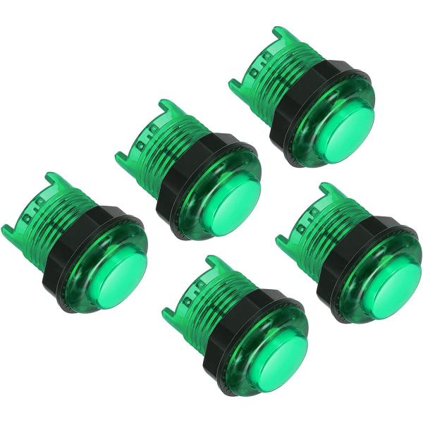 商品名PATIKIL LED Button Illuminated Push Button 12V 28mm with Micro Switch for Game Parts Green Pack of 5ブランド：PATIKIL商品サイズ...