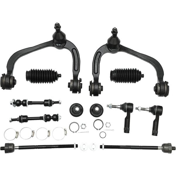 商品名X AUTOHAUX 12 Pcs Front Upper Control Arm Tie Rod Sway Bar Ball Joint Suspension Kit for Ford F-150 2005-2008 for Lin...