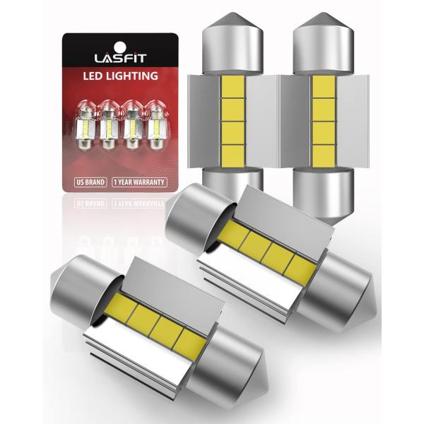 商品名: LASFIT DE3022 LED Bulb 31mm Festoon DE3175 DE3021 DE3023 1.22 inch 6428 6430 Canbus Error Free 400LM 6000K for Dome...