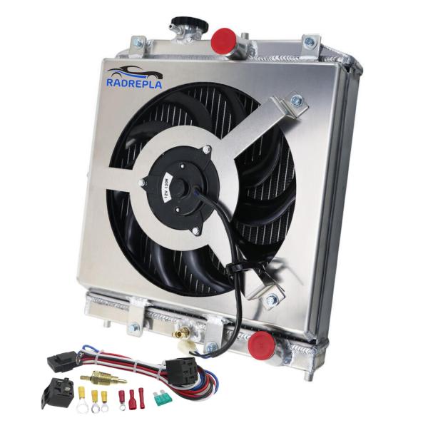 商品名:  RADREPLA 4 Row Aluminum Radiator Compatible with 1992-2001 Honda Civic EJ EK EG DEL D15 D16 Radiador for 94-01 Acu...