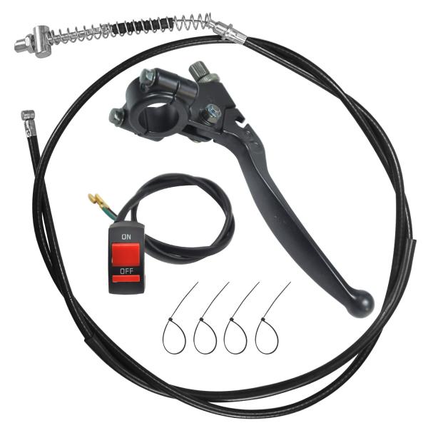 商品名:  HOLATO 22mm 7/8" Left Clutch Brake Handle Lever Perch 68" Drum Brake Cable On Off Switch for Predator 196cc 212cc ...