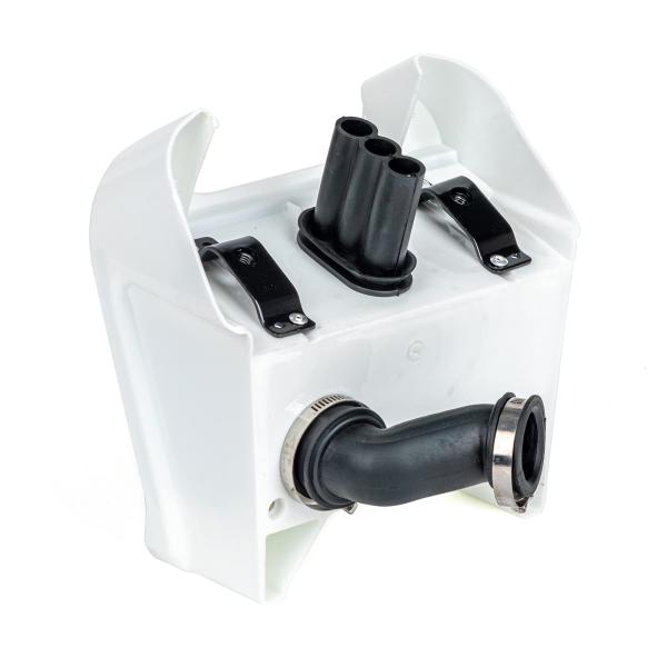 商品名: オートバイエアフィルターアセンブリ、フィルタークリーナーボックスアセンブリパーツPW80 PW 80 PEEWEE80ヤマハピットバイク(ホワイト) SUNQIAO PW80 Air Filter, Air Box for yam...