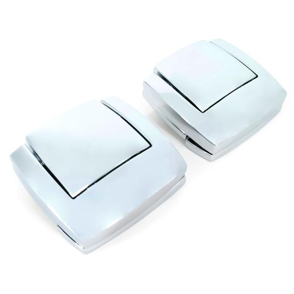 商品名:  Americruise Motorcycle Pack Trunk Latches Fit Pak Latch Fit Compatible for Harley 1980-2013 Touring Road King FLHT...