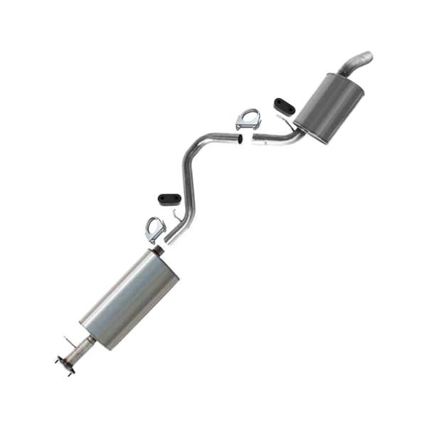 商品名:  Northeastern Exhaust | Stainless Steel Center Muffler, Rear Muffller Exhaust System Kit Compatible for Rainier &am...