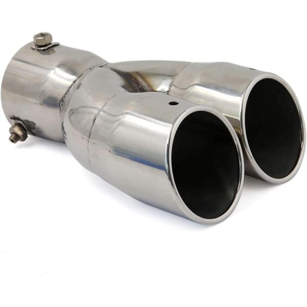 商品名:  Unifizz Exhaust Muffler Tip Tailpipe Stainless Steel 3 Inch Inlet Dia Double Row Replacement for Auto Carブランド: Uni...
