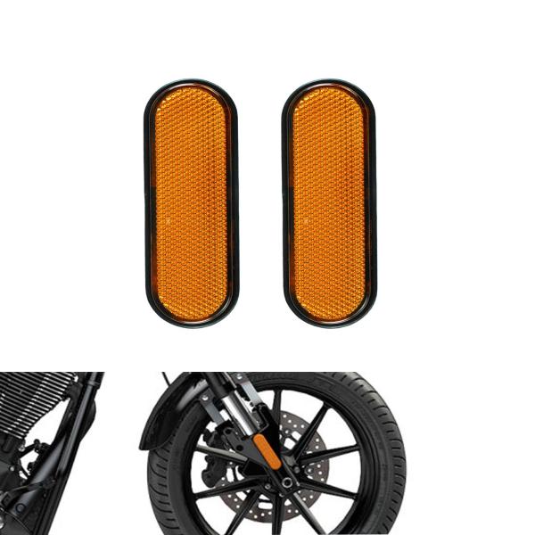 商品名:  HCmotorku Front Fork Side Reflector Fit For Victory Judge Hammer-S Hard-Ball Vision-Tour High-Ball Jackpot Orangeブ...