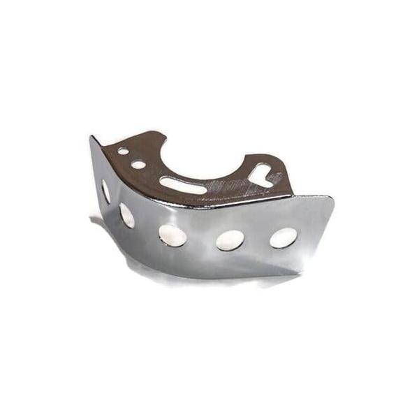 商品名: ユニバーサル クローム チェーン ガード カバー ミニ バイク ゴーカート カート エンジン モーター用 Universal Chrome Chain Guard Cover for Mini Bike Go Kart Cart ...