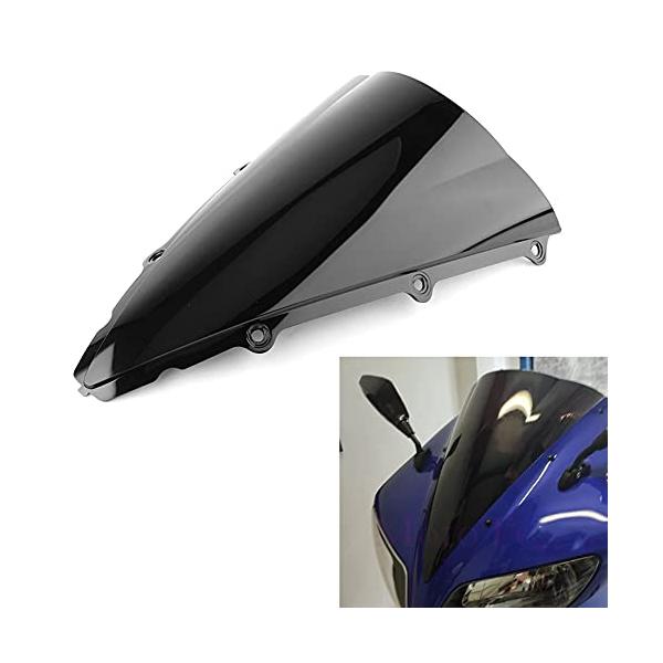商品名:  Black Motorcycle Windshield For YZF1000 R1 2002 2003 YZF R1 02 03 Double Bubble Windscreenブランド: Generic商品番号: YZF10...