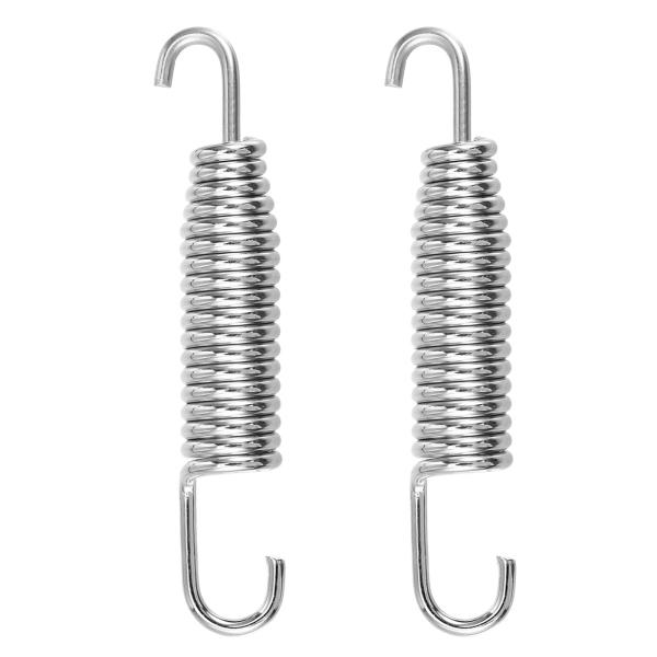 商品名:  Larcele 2 Pcs 70mmm Universal Motorcycle Exhaust Pipe Spring, Stainless Steel Spring Hooks for Motorcycle Exhaust ...