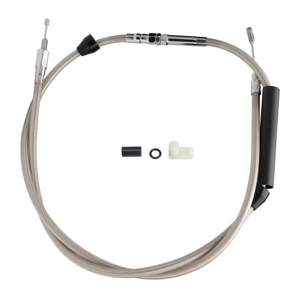 商品名: Prewired 61インチ Sportster 拡張クラッチケーブル ステンレススチール 編組 1986-2013 Harley Sportster XL 2004-2021 Sportster用 Prewired 61" Sp...