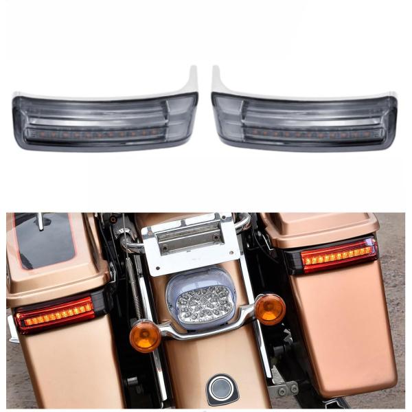 商品名:  TDZ 2014-2022 Saddlebag Tail Lights Run Brake LED Turn Signal Lamp Fit for Harley Touring Street Gilde Road Gilde ...