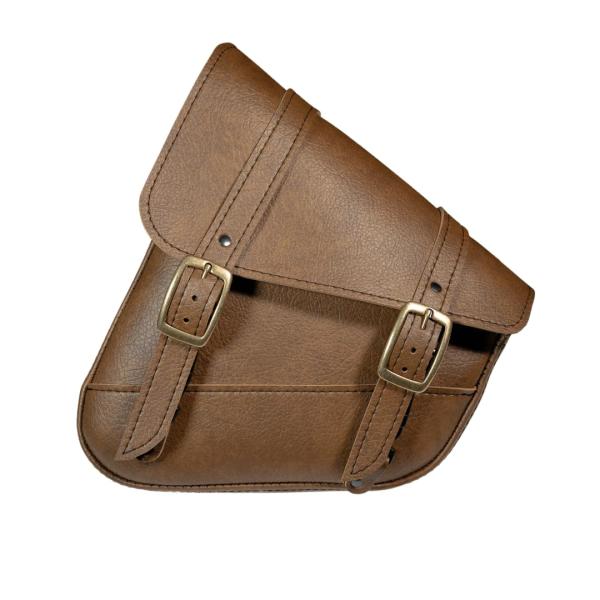 商品名:  Dowco Willie &amp; Max Brass Monkey Warm Brown Swingarm Bag for Softail/Triangulated Swingarms - Handcrafted. Made...