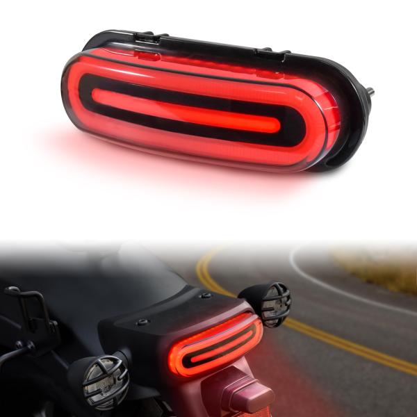 商品名: VEISUTOR LEDタリライト REBEL CXM300 17-24用 スモークレンズ LEDテールライトランプ ブレークストップテールライト ホンダ レベル 300 ABS レベル 500 ABS SE 2017-2024 ...