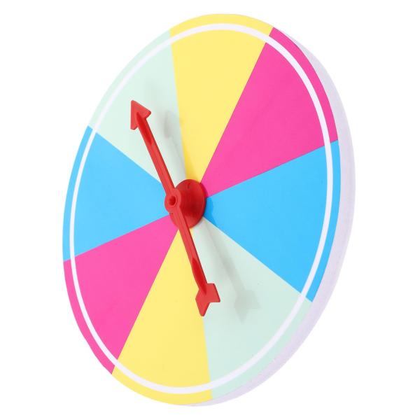 商品名:  Turntable Party Game Props (diameter 15cm Color Plate Without Words - 4 Grids) 1pc Tabletop Prize Wheel Party Game...