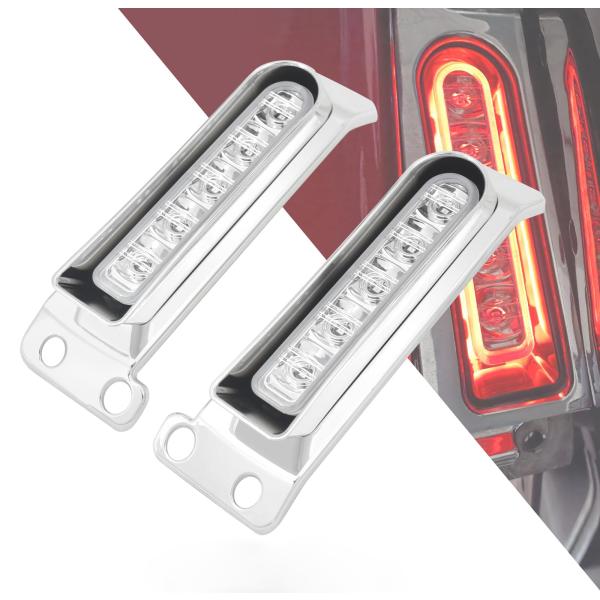 商品名:  HDBUBALUS LED Saddlebag Support Inserts Auxiliary Fender Light Filler Panel Brake Tail Lights Fit For Harley Elect...