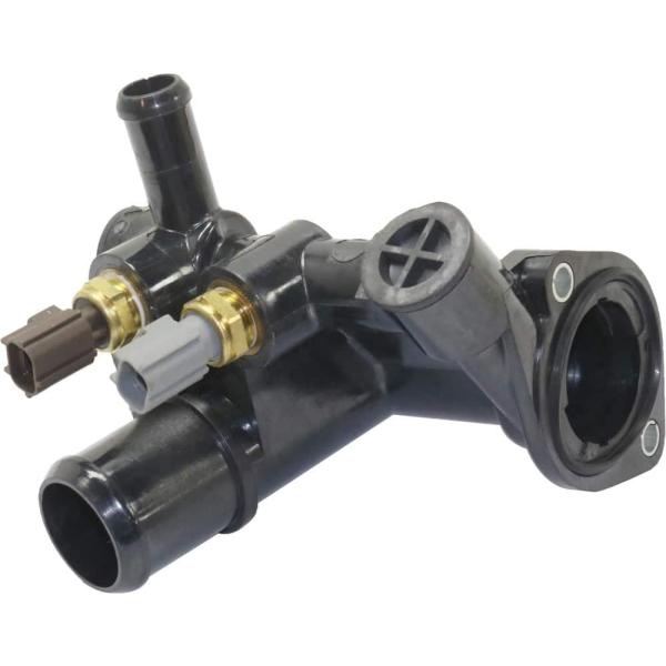 商品名:  thermostat Housing - Black Plastic Assembly 2.5L Eng. Includes Temperature Sensor and Ect Sensor fits 1998-2001 Ma...