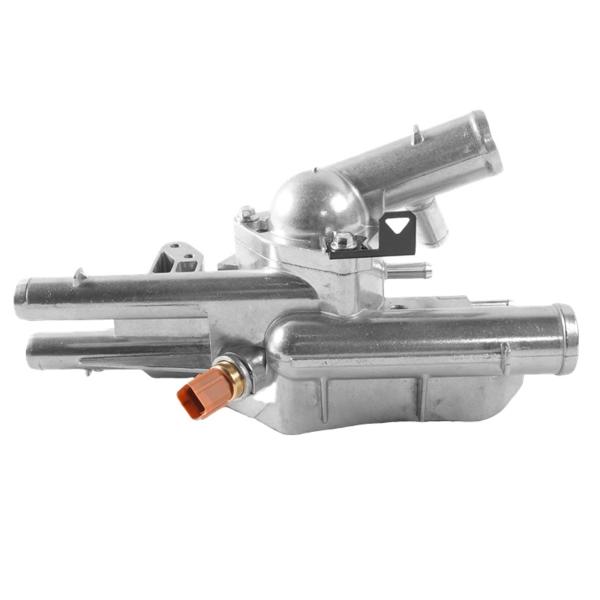 商品名: Kessocco アルミニウム サーモスタット ハウジング アセンブリ 256002G500 エンジン クーラント サーモスタット ハウジング アセンブリ 交換用 2011-2015 ソナタ ツーソン サンタ フェ オプティマ ソ...