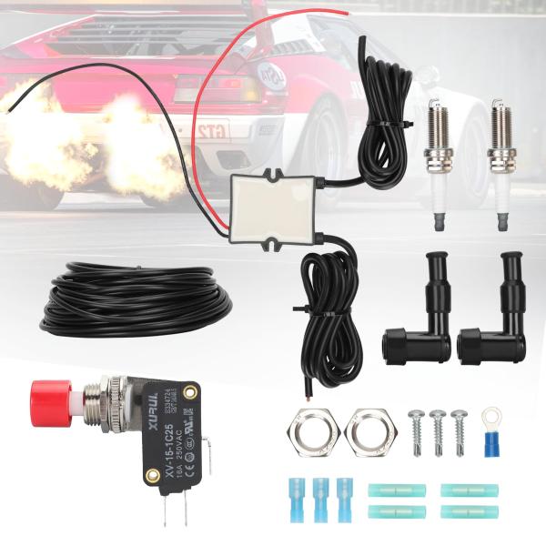 商品名:  Dual Flamethrower Kit,Exhaust Flame Kit,Suitable for Motorcycles,Cars,Trucks, Flame thrower Kit,Includes All Insta...