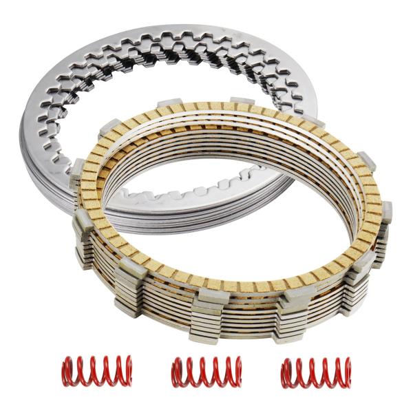 商品名: ハーレー2017年以降ツーリングストリートグライド/ロードグライド/ロードキング/エレクトラグライド&amp;2018年以降のミルウォーキー8エンジン搭載ソフテイル用プリワイヤードM8クラッチプレートキットフリクションスチール P...