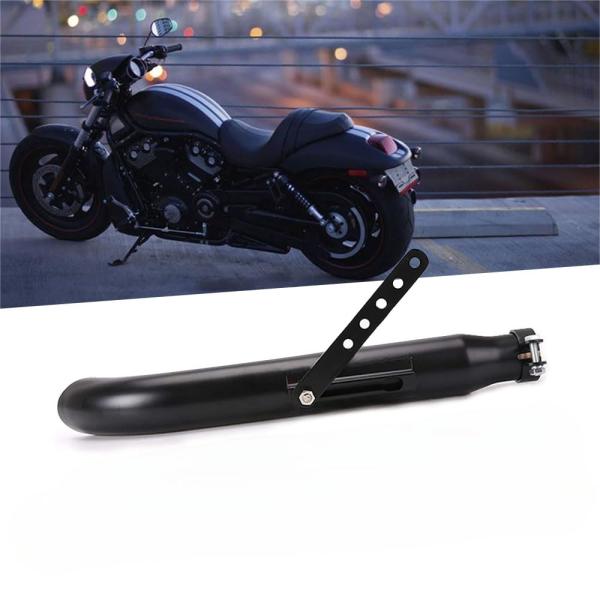 商品名:  Tesmirror Baking Paint Motorcycles Slash Cut Exhaust Muffler Pipe for 1-3/8", 1-1/2", 1-5/8" and 1-3/4" Chopper Ca...