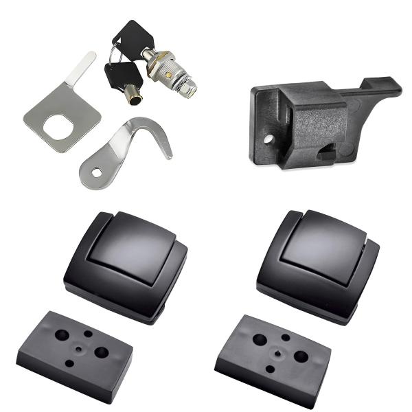 商品名:  Motorcycle Tour Pack Trunk Lock &amp; Keys, Tour Pack Trunk Latches with Spacers and Lid Catch Fits for Harley Tou...