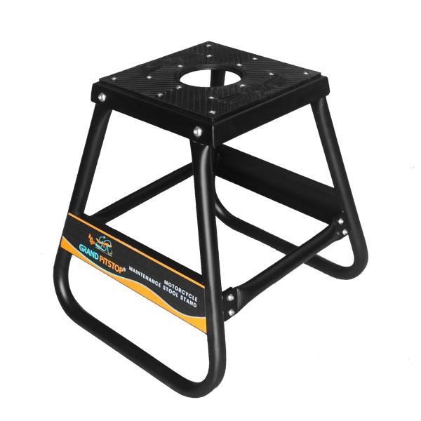 商品名: GRAND PITSTOP ダートバイクスタンド、ユニバーサル 取り外し可能 パウダーコーティング ノンスリップ オフロード スチール 高耐久 ダートバイク メンテナンス オートバイ スツールスタンド (ブラック) GRAND P...
