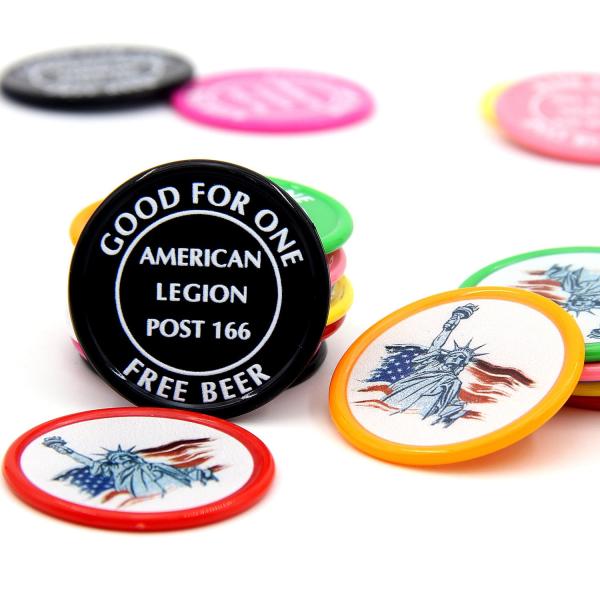 商品名:  MARRILYTON 200 PCS Custom Plastic Chips, Full-Color Print Your Own Design and Text, Personalized Gift for Chess an...