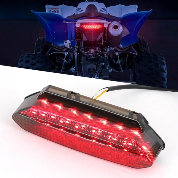 商品名:  DREAMIZER Motorcycle Tail Light,Smoke Black LED Motorcycle Taillight Integrated Running Brake Light Compatible Wit...