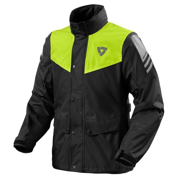商品名:  REV'IT! Nitric 4 H2O Motorcycle Rain Jacket (Black/Neon Yellow - X-Large)ブランド: REV'IT!商品サイズ: X-Large高さ: 10.16cm横幅:...