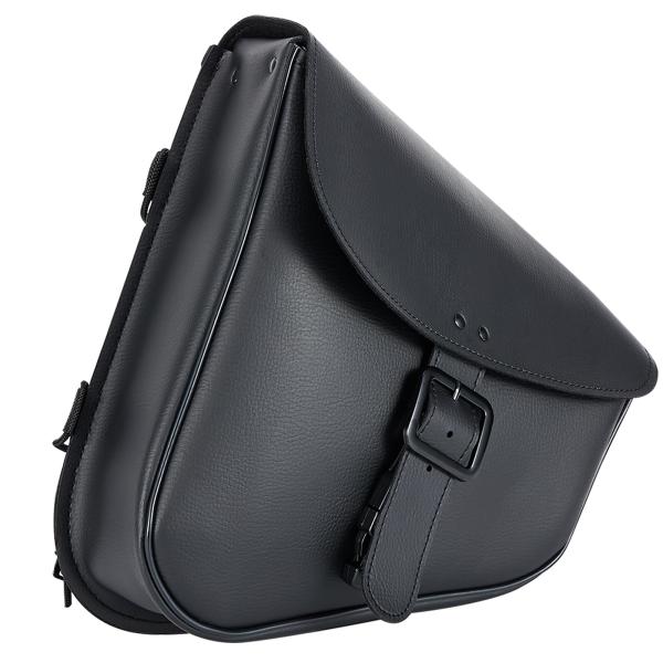 商品名: オートバイスイングアームバッグ、ブラック合成皮革、スイングアームバッグ、オートバイサドルバッグ、左側ツールバッグ、ソフテイル/トライアングルスイングアームモデル、ダイナローライダーファットボブに適合, ブラック。, L, 調節可能...