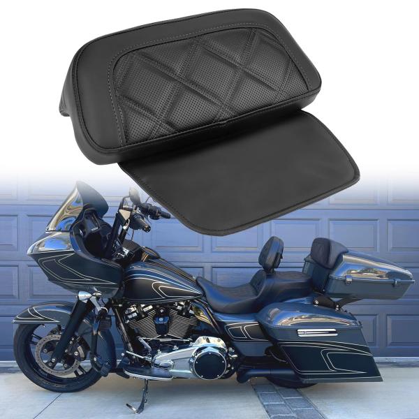 商品名: ハーレー用オートバイバックレストパッド、チョップドレイザーツアーパックバックレストパッド、2014-2017ハーレーツーリング CVO ロードグライド ロードキング ストリートグライド エレクトラグライド トライグライド ウルトラ...