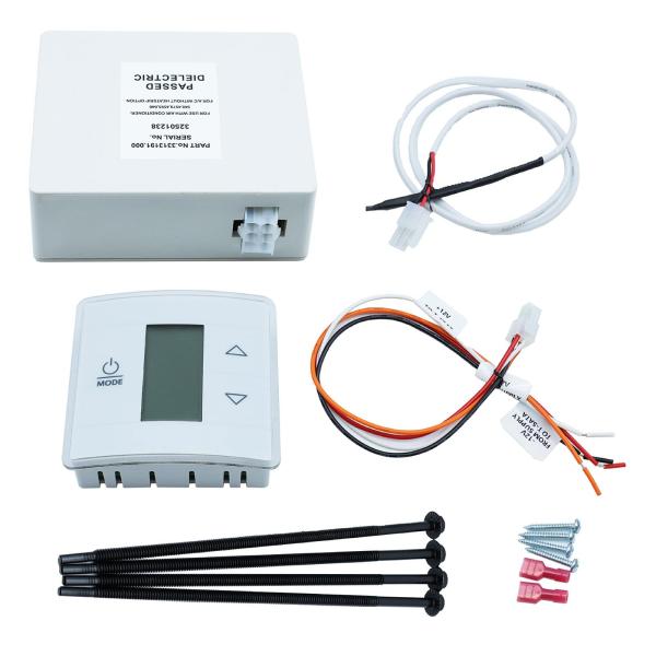 商品名: REAXOAL 3316230.000 RV サーモスタットキット Dometic シングルゾーン LCD Touch RV エアコンサーモスタット コントロールキット付き 冷却/炉モード対応 3316410.700 (ホワイト)...