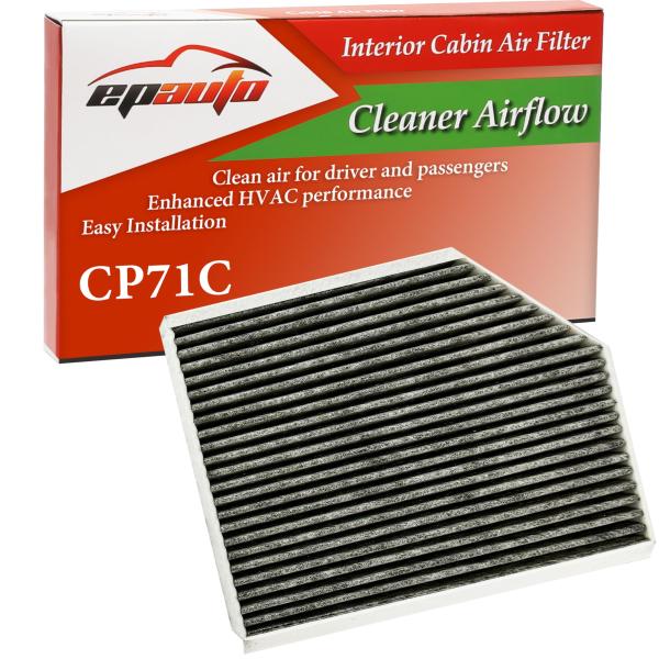 商品名: EPAuto キャビンエアフィルター CP71C (CF11179) AudiとPorscheに対応 プレミアムキャビンエアフィルターには活性炭が含まれています EPAuto CP71C (CF11179) Cabin Air F...