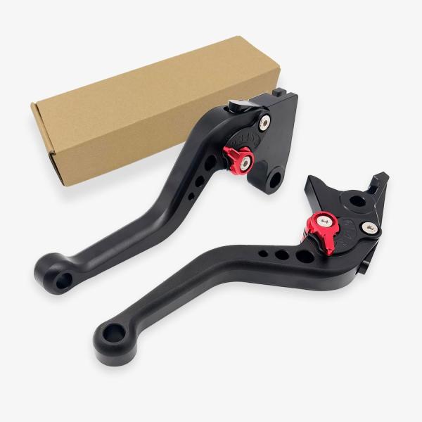 商品名:  Replacement for Triumph Trident 660 2021-2024 Short Brake Clutch Lever CNC Aluminum Alloy Accessories (Black `red)...